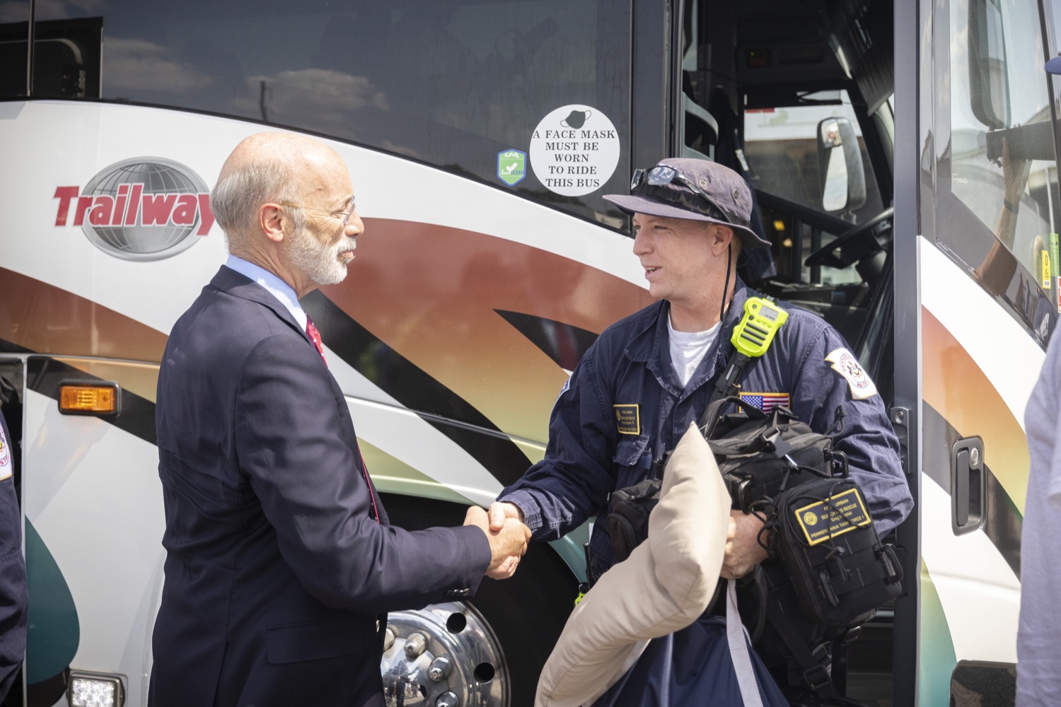 Gov. Wolf Thanks Returning PA -Task Force 1 for Assisting at Site of ...
