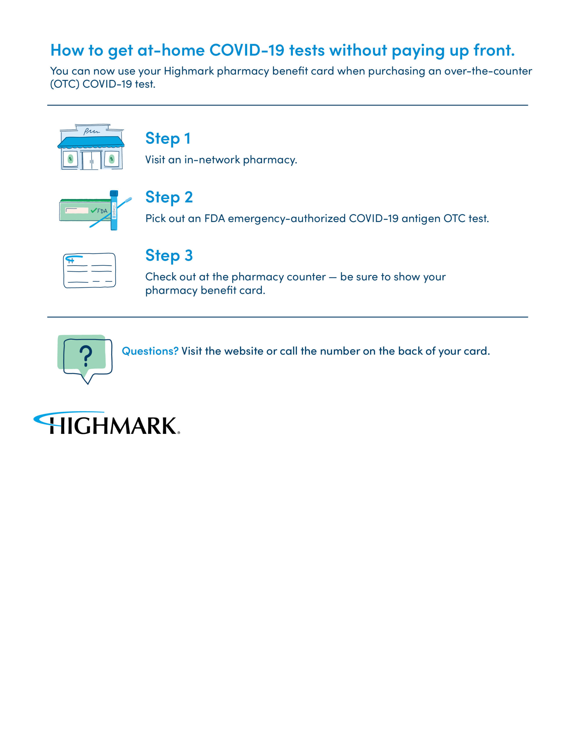 Highmark Members Can Receive OTC COVID Antigen Tests With No Up-front ...