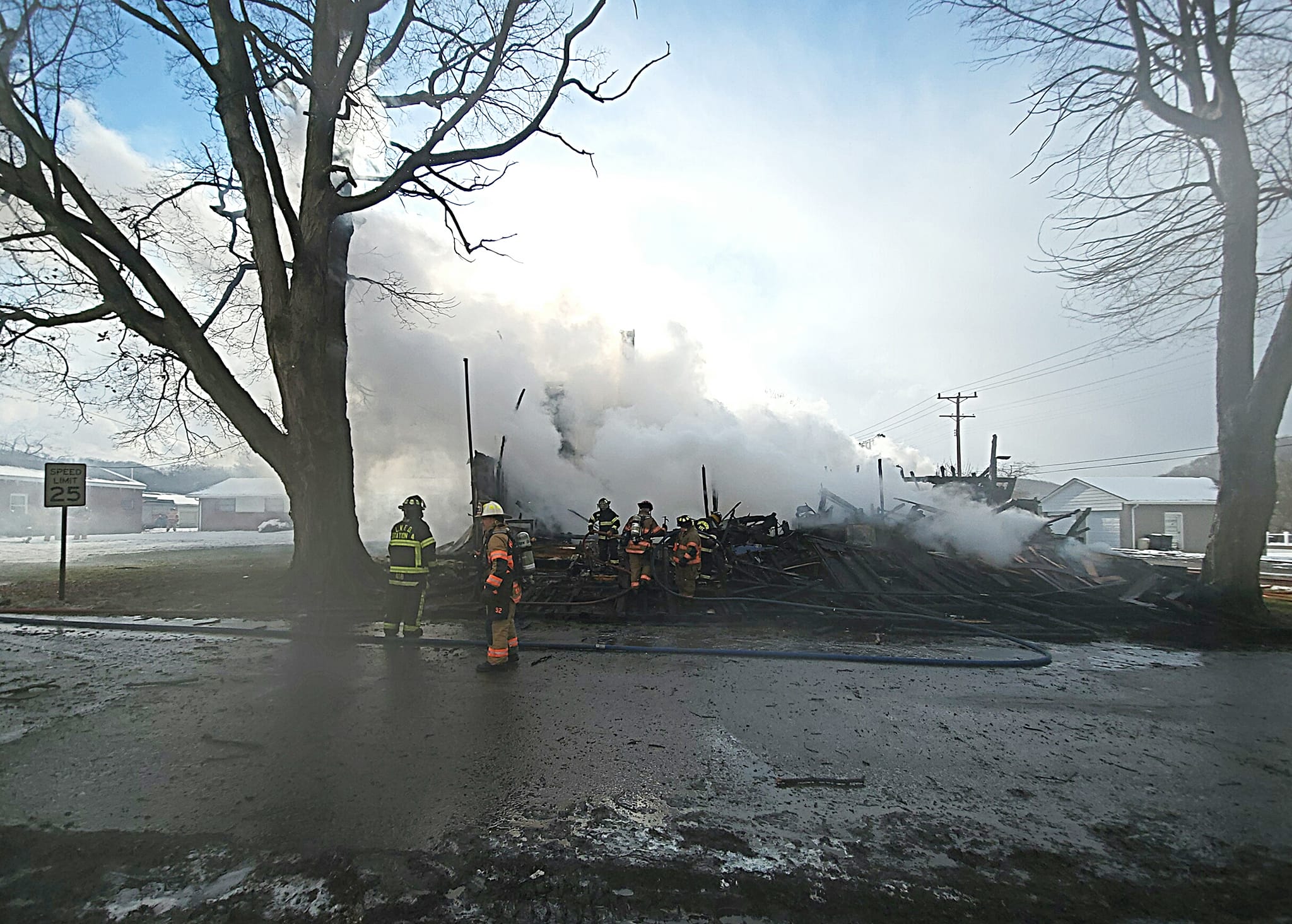 Historic Home Destroyed In Saturday Georgetown Fire - Beaver County Radio