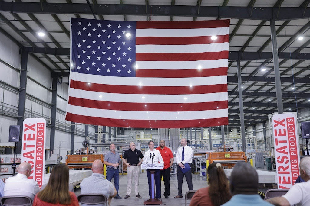 Governor Shapiro Visits Versatex In Aliquippa to Announce $40 Million ...