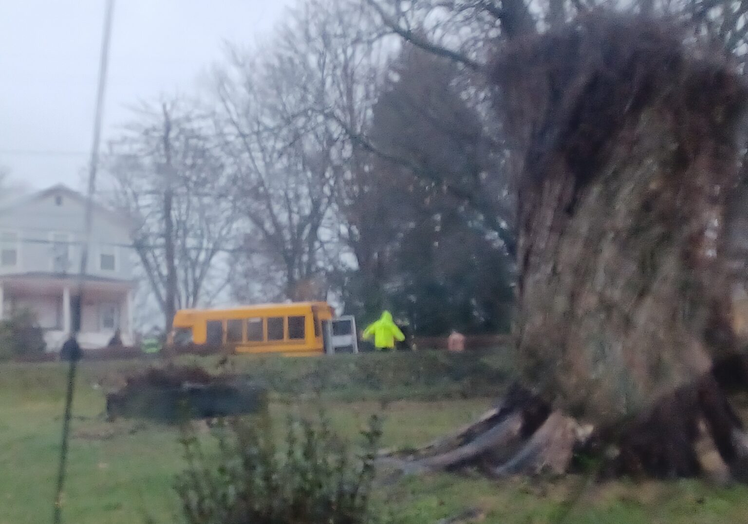 Car hits school bus head on in West Mayfield - Beaver County Radio