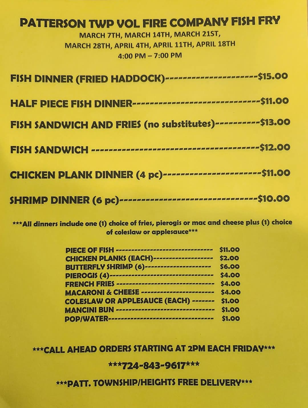 2025 Lenten Fish Fry Guy - Beaver County Radio