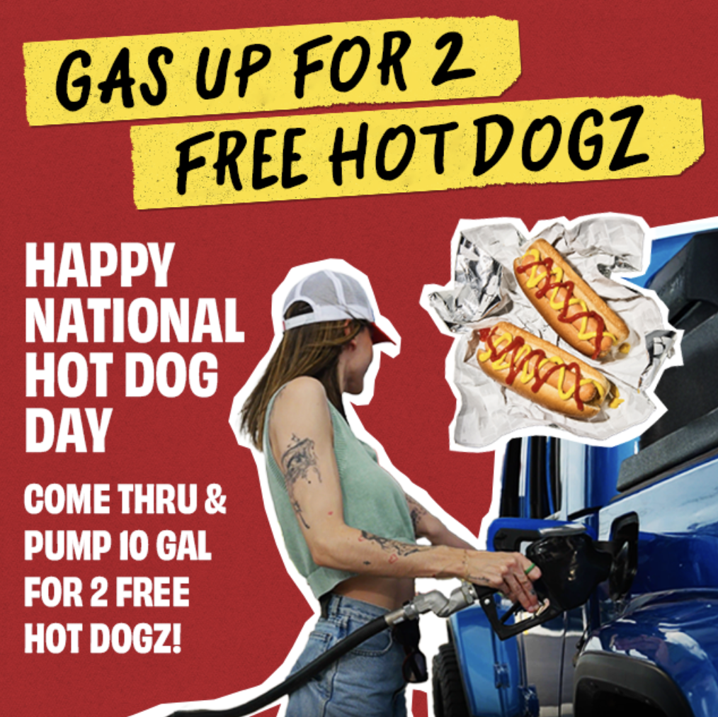 Sheetz giving deal to customers on the Sheetz app for two free hot dogs ...
