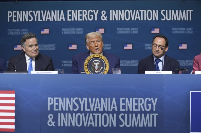 President Donald Trump promotes energy and tech investments at a summit ...
