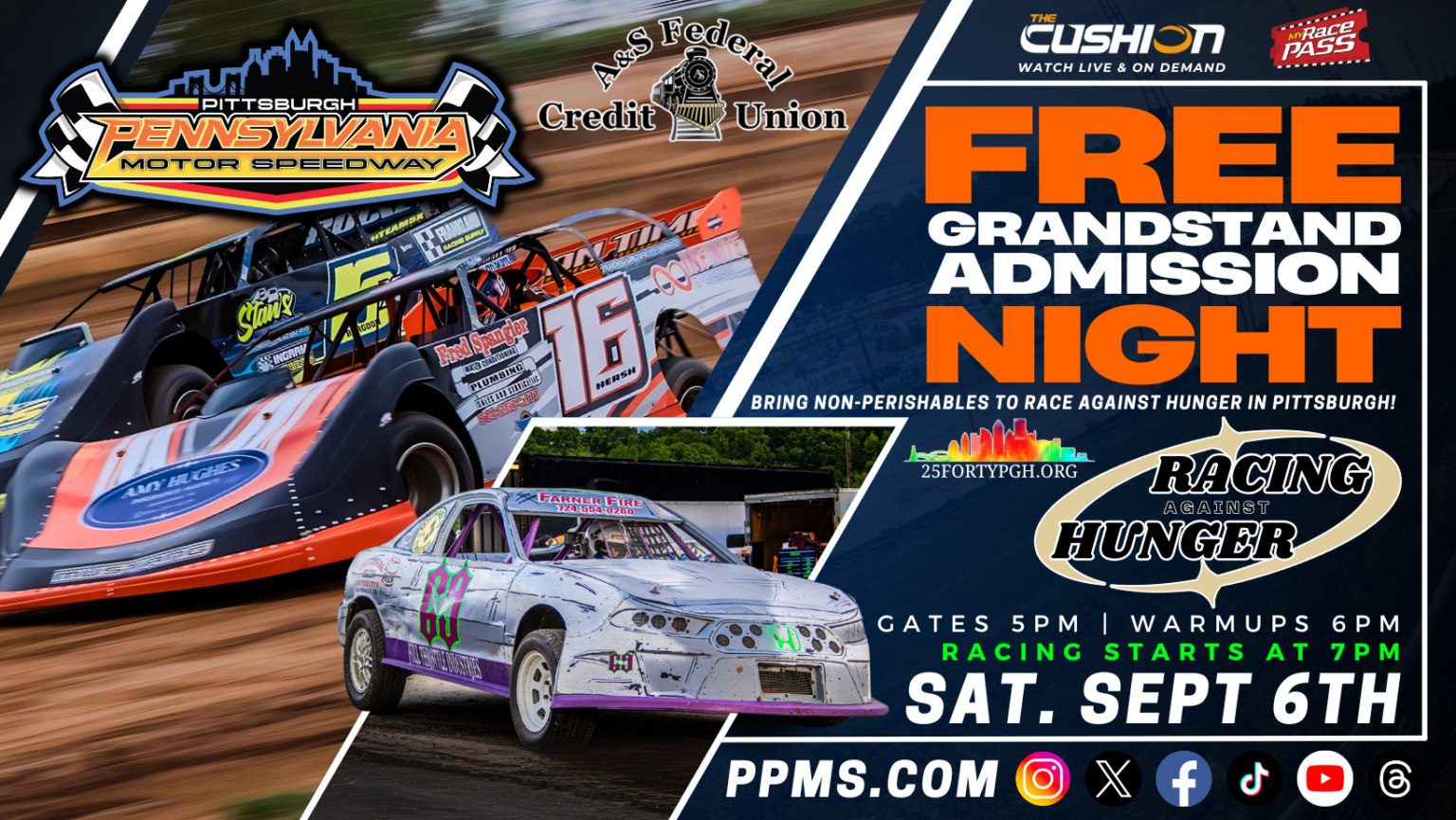 Free Grandstand Admission Night event being held at Pittsburgh ...