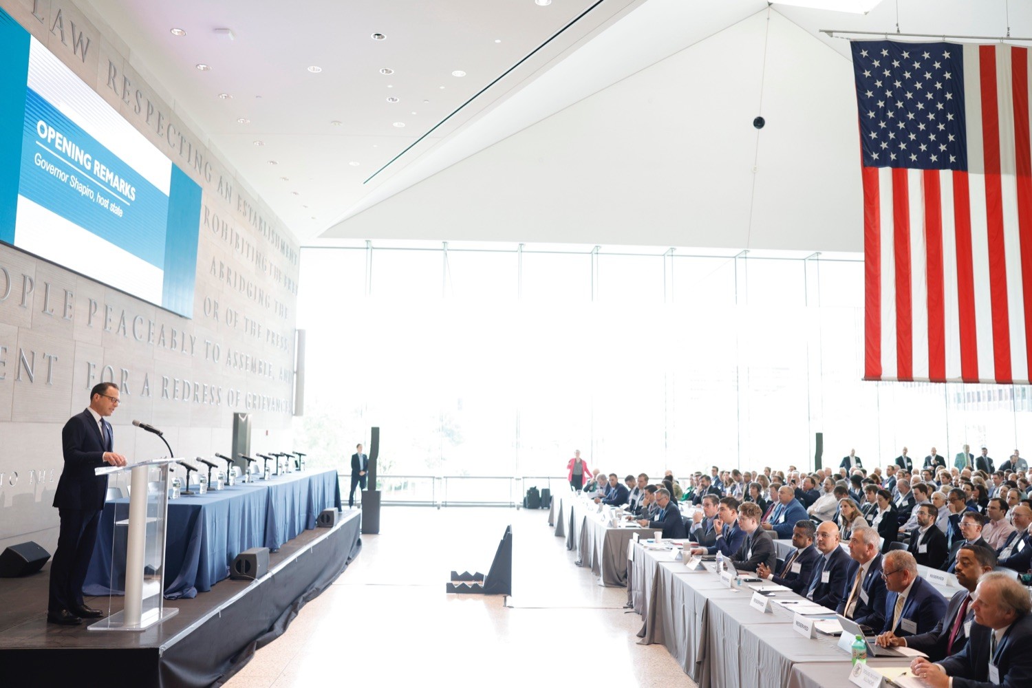 Governor Josh Shapiro Delivers Opening Remarks at Historic 13-State ...