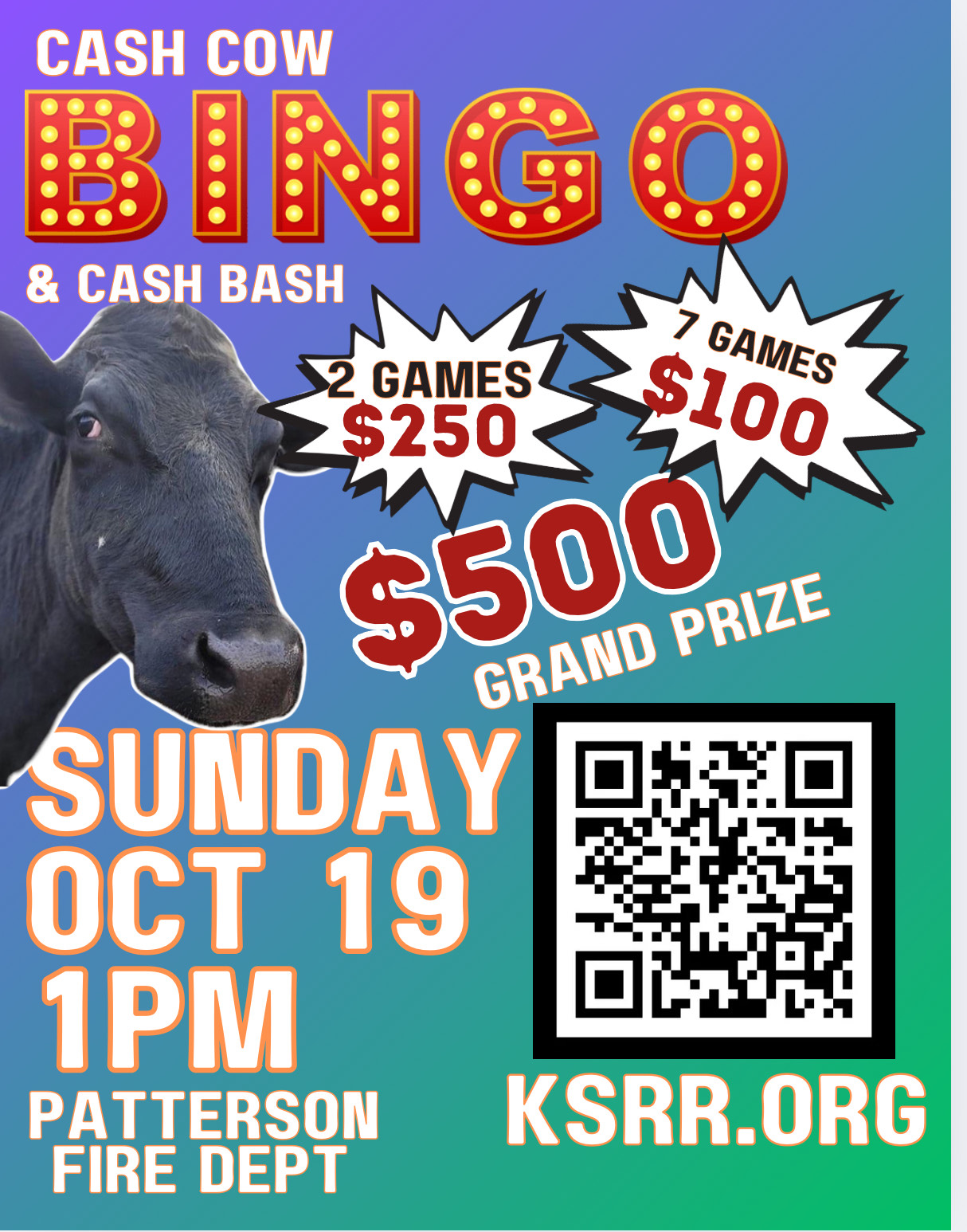 MOO-ve over regular bingo for cash cow bingo helping Beaver County ...