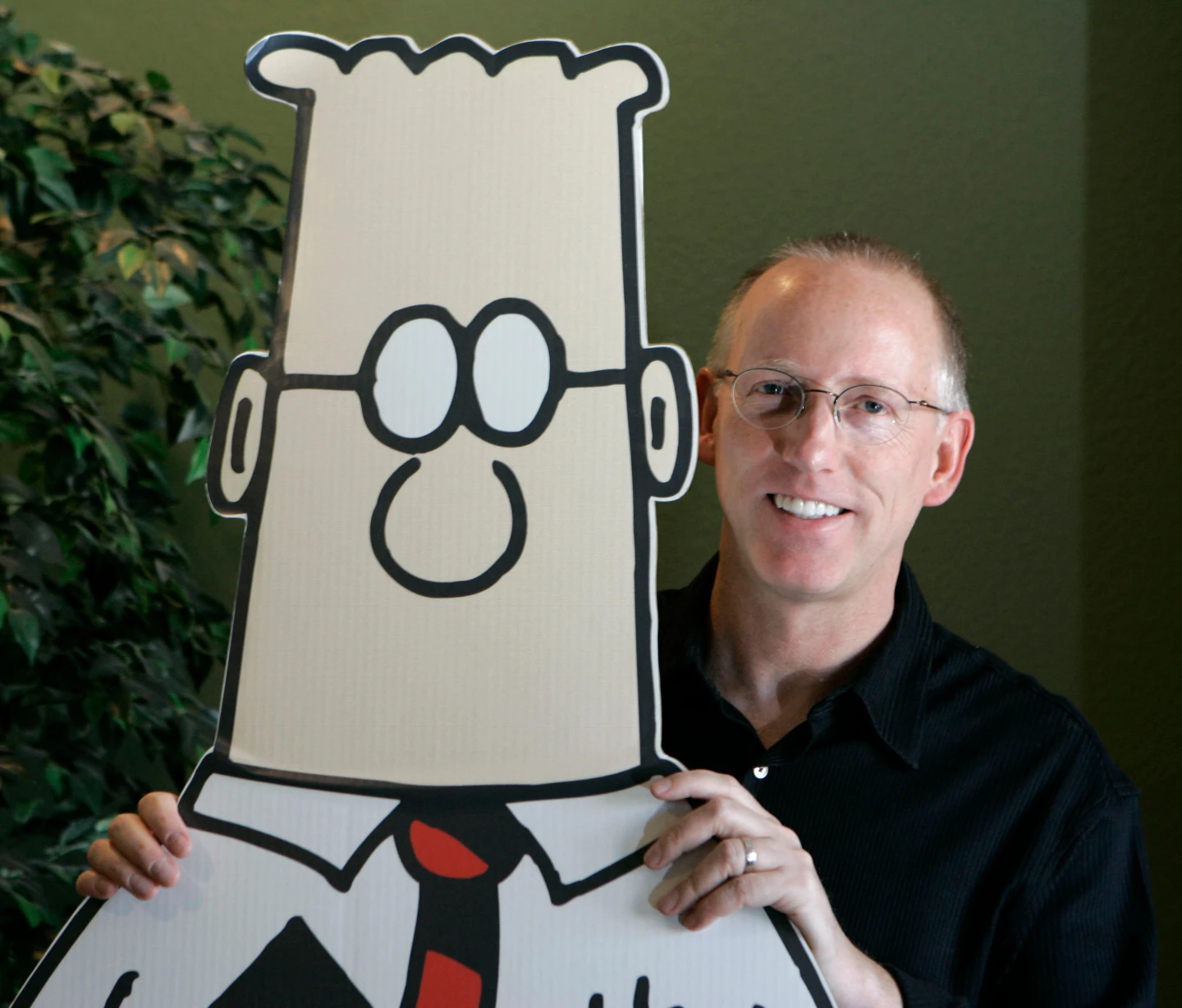 Scott Adams, cartoonist and the creator of the "Dilbert" comic strip ...