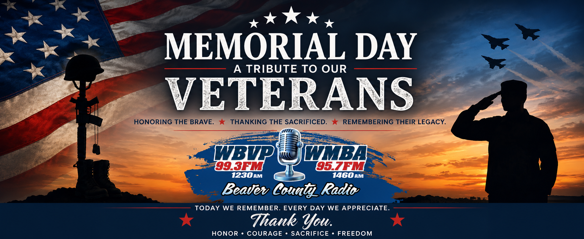 2026 Beaver County Veterans Memorial Day Tribute - Beaver County Radio